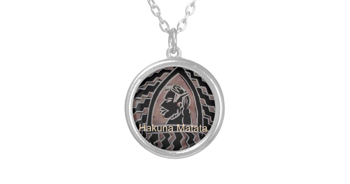 African Beauty: Bongo Maasai Portrait Tribal Art Silver Plated Necklace ...