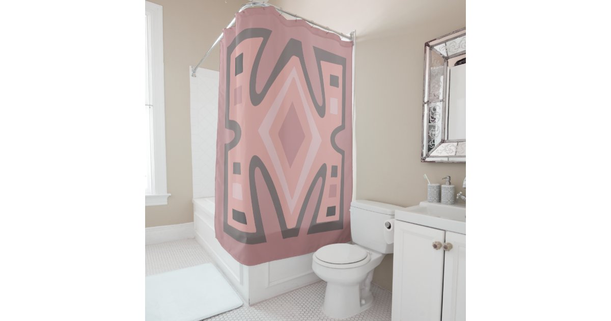 African colorful modern pattern shower curtain | Zazzle