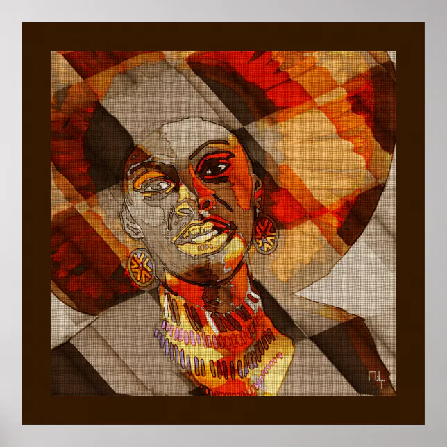 African colors poster | Zazzle