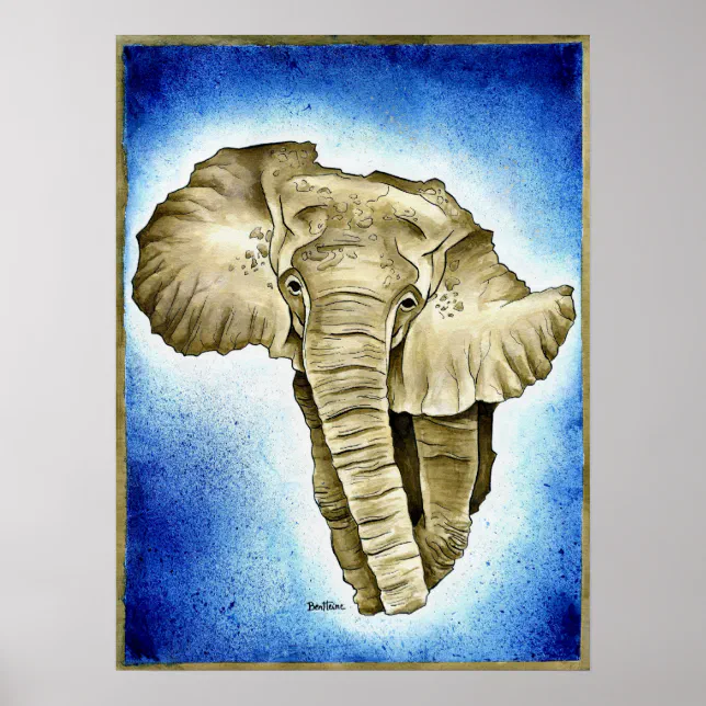 African Continent Poster | Zazzle
