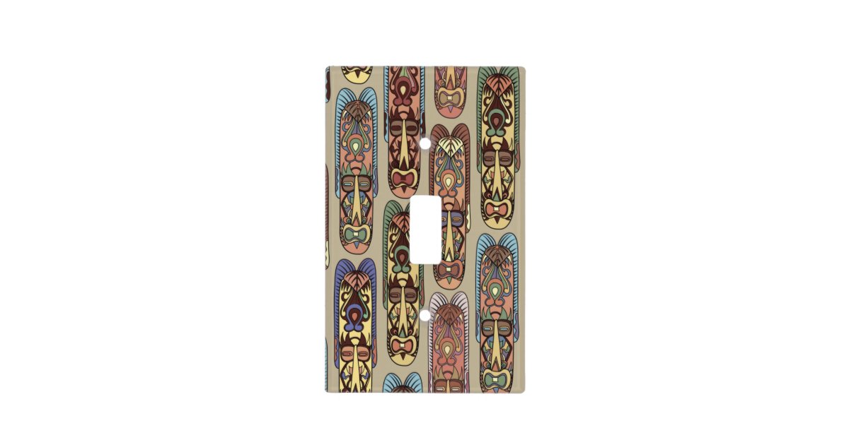African Design Background Light Switch Cover | Zazzle