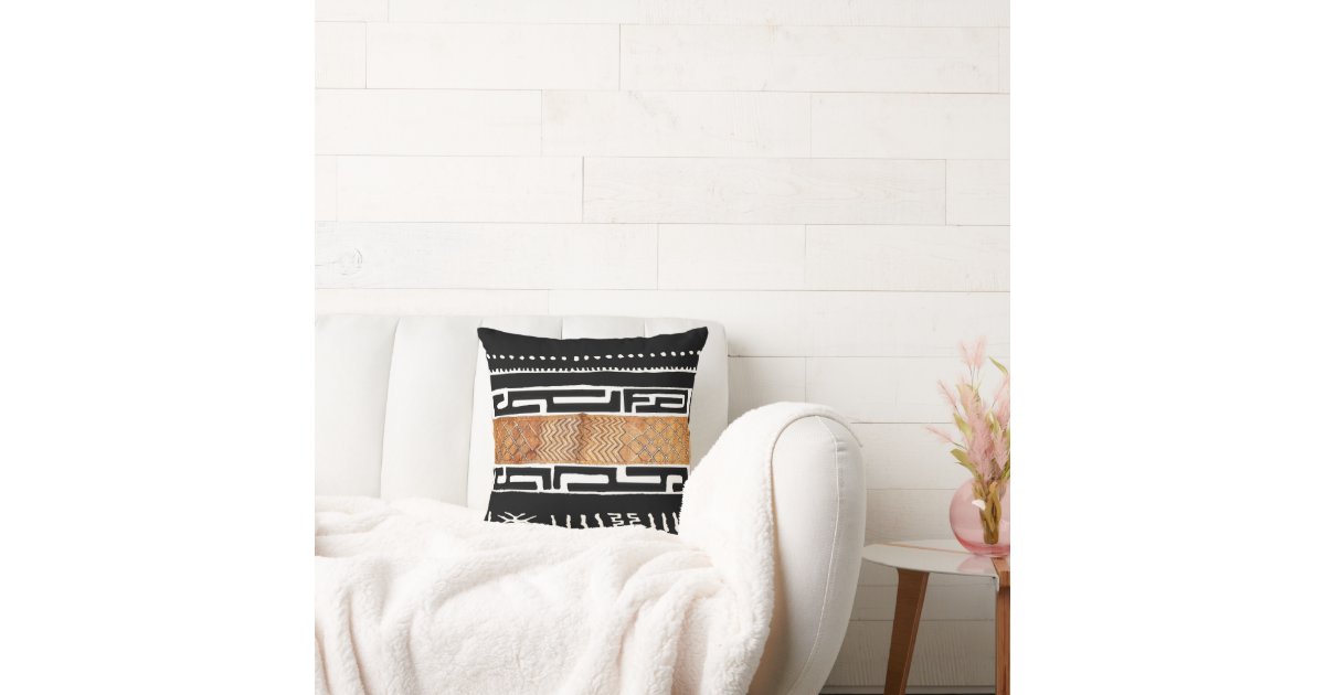 “African Echoes of Comfort”: Throw Pillow | Zazzle