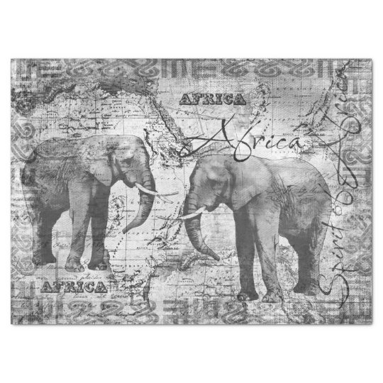 African Elephants Tissue Paper | Zazzle.com