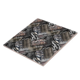 African ethnic . ceramic tile | Zazzle