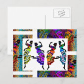 African Foot Dance Postcard | Zazzle