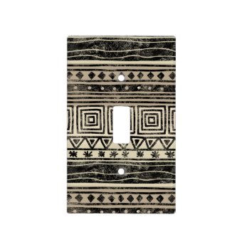 African Geometric Pattern Light Switch Cover | Zazzle