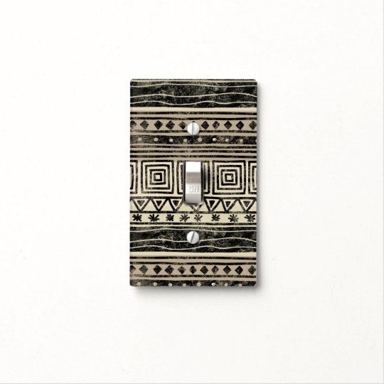 African Geometric Pattern Light Switch Cover | Zazzle.com