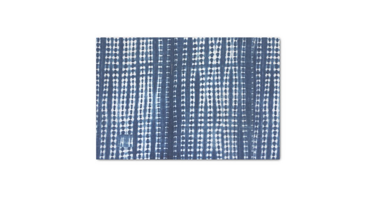 African Indigo Mudcloth Tissue Paper | Zazzle