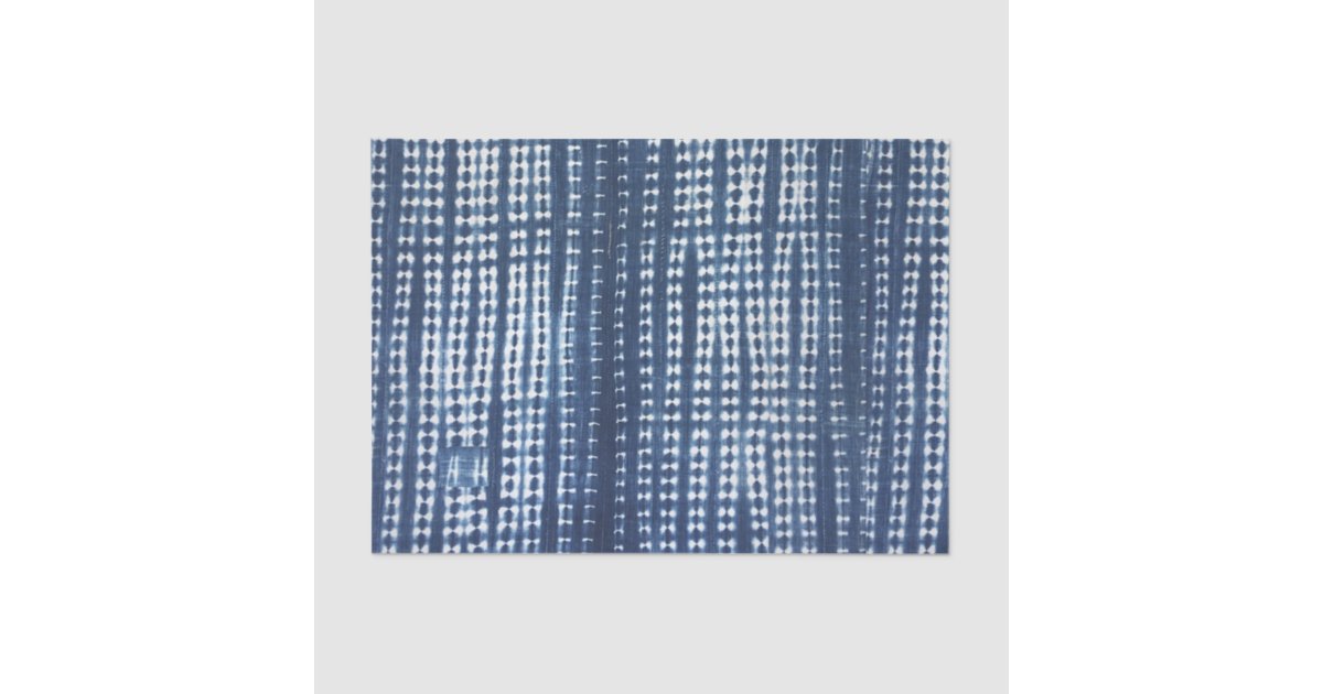 African Indigo Mudcloth Tissue Paper | Zazzle