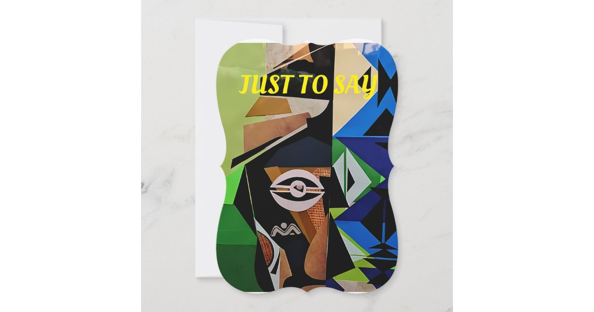 African Inspired card, Traditional African card | Zazzle