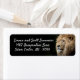 African Lion Animal Address Labels | Zazzle