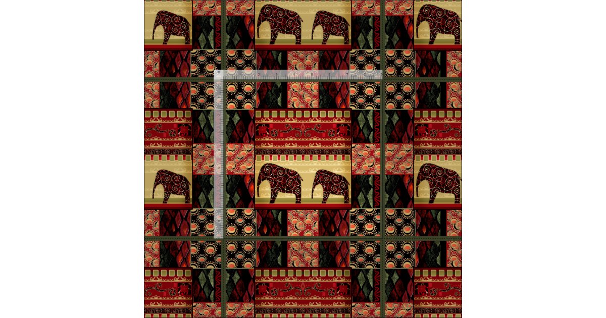 African patchwork fabric | Zazzle