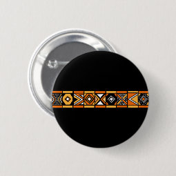 African pattern button | Zazzle
