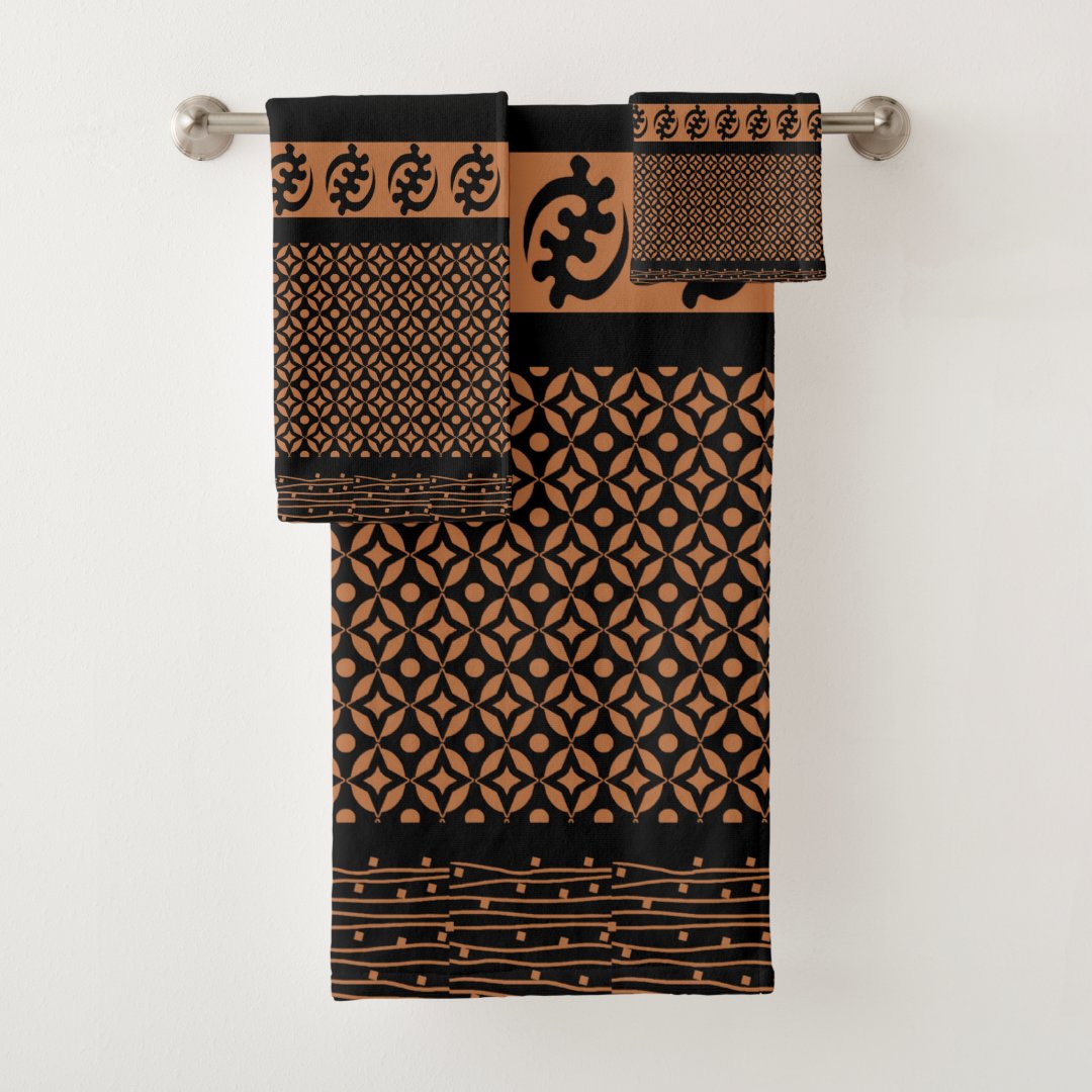 African Pattern Mix Towel Set | Zazzle