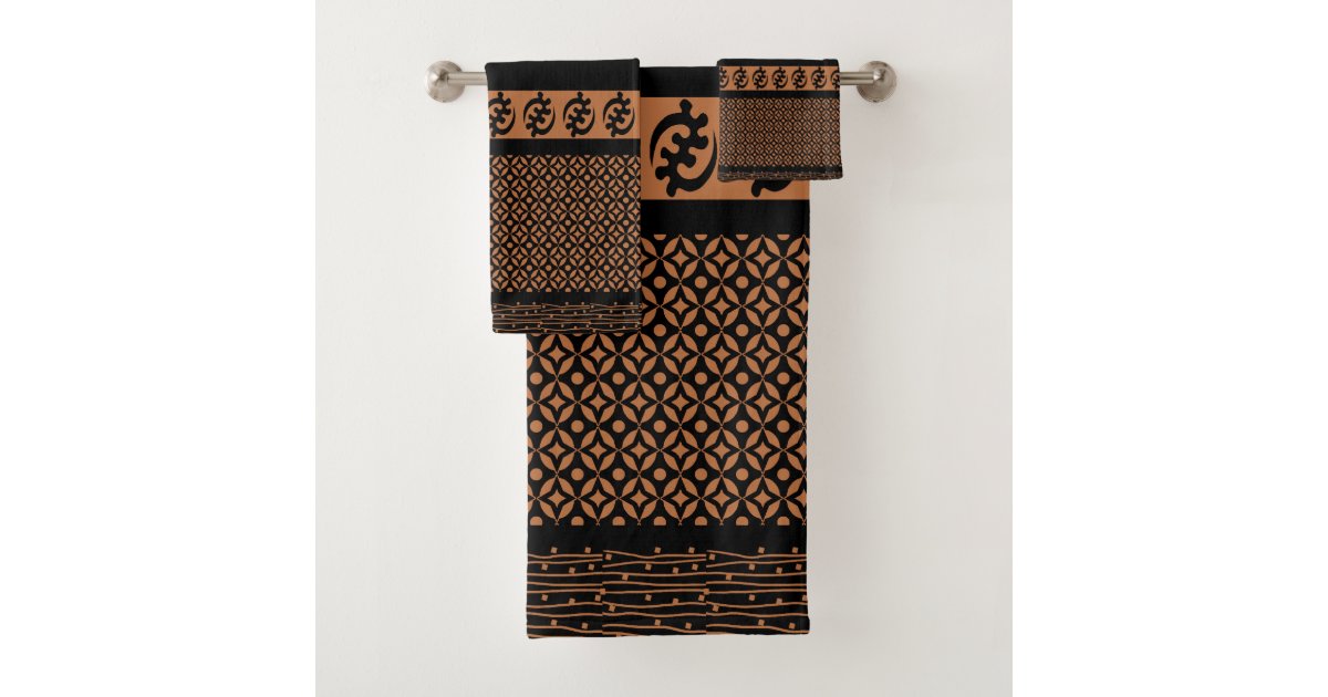 African Pattern Mix Towel Set | Zazzle