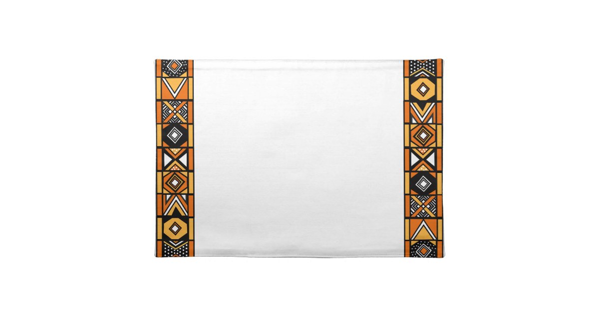 African Pattern Placemat | Zazzle