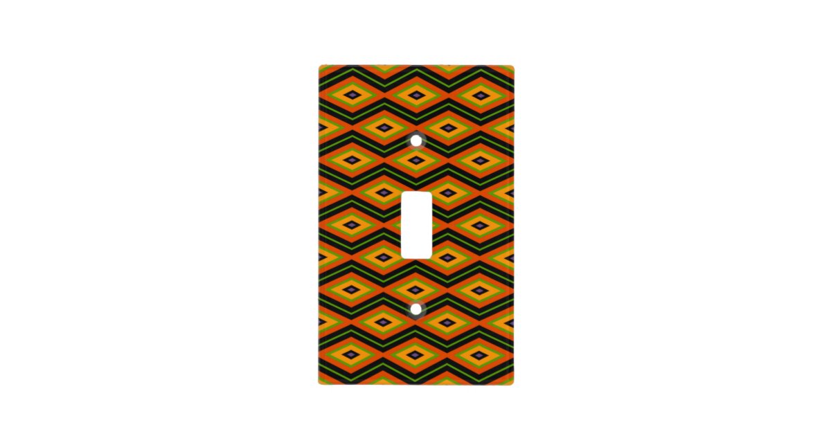 African Pattern Tribal Design Light Switch Cover | Zazzle
