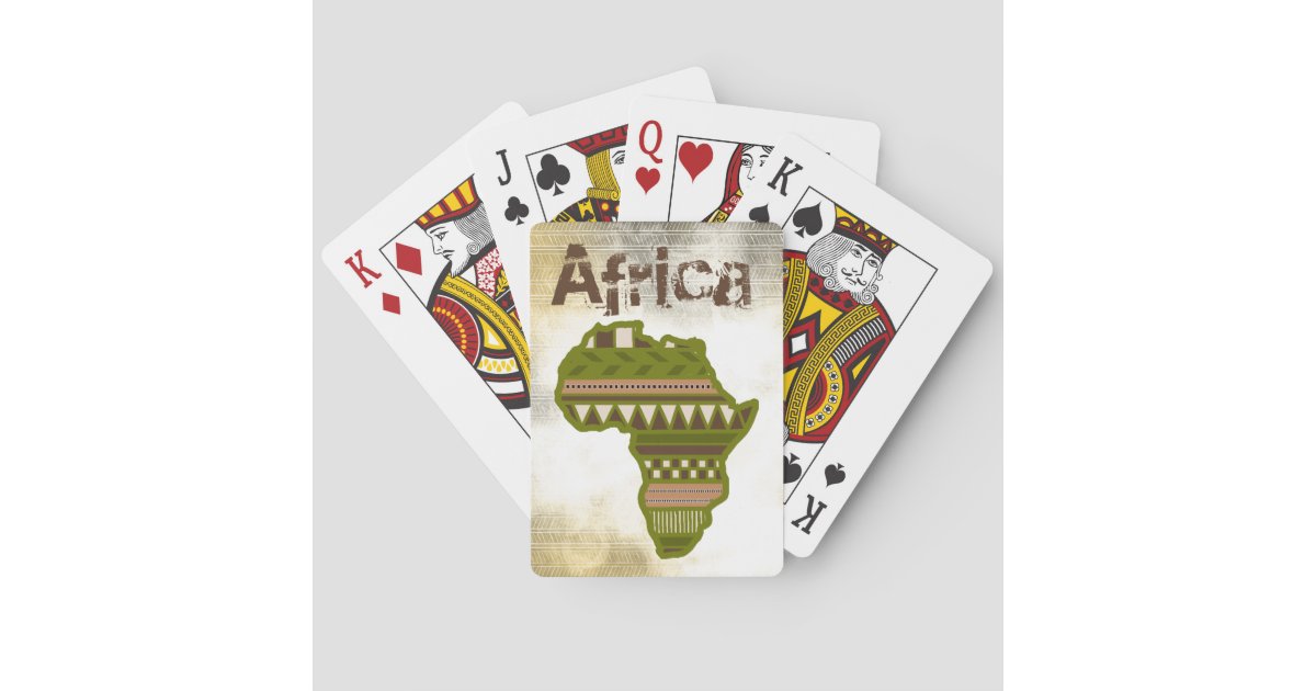 African Playing Cards | Zazzle