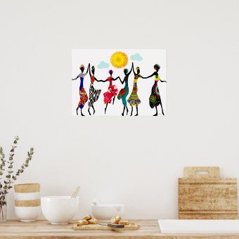 African Praise Dance Poster | Zazzle