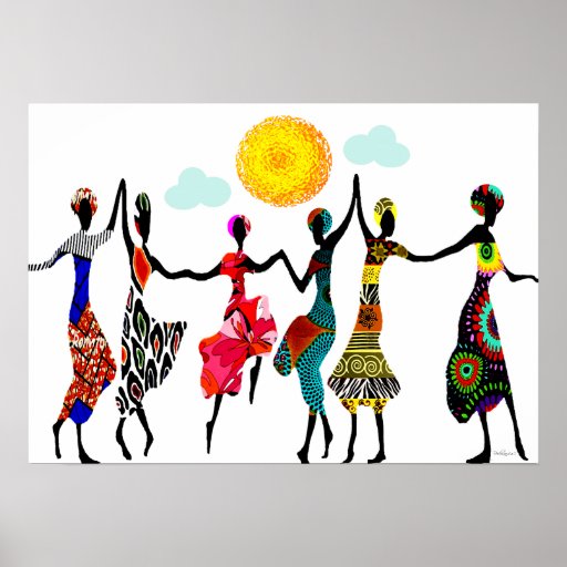 African Praise Dance Poster | Zazzle