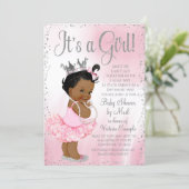 African Princess Baby Shower by Mail Invitation | Zazzle