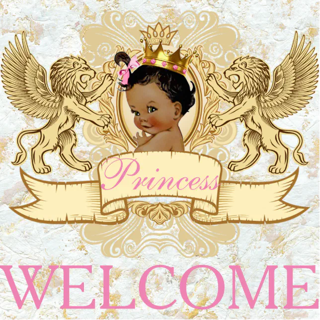 African Princess Royal Welcome Photo Statue | Zazzle