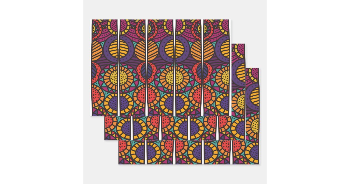 African Print Wrapping Paper | Zazzle
