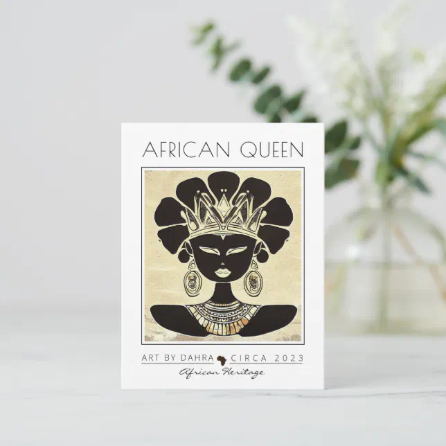 AFRICAN QUEEN POSTCARD | Zazzle