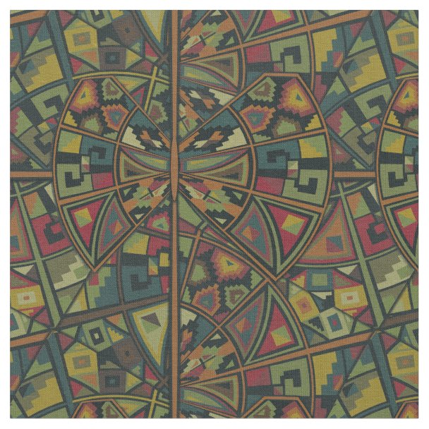 African Repeat Patterns Fabric | Zazzle
