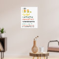 African Safari Counting Poster | Zazzle