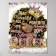 African Sista Black Queen Melanin Woman Sistas Fun Poster | Zazzle
