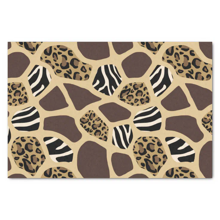 African Style Animal Print “Safari” Tissue Paper | Zazzle