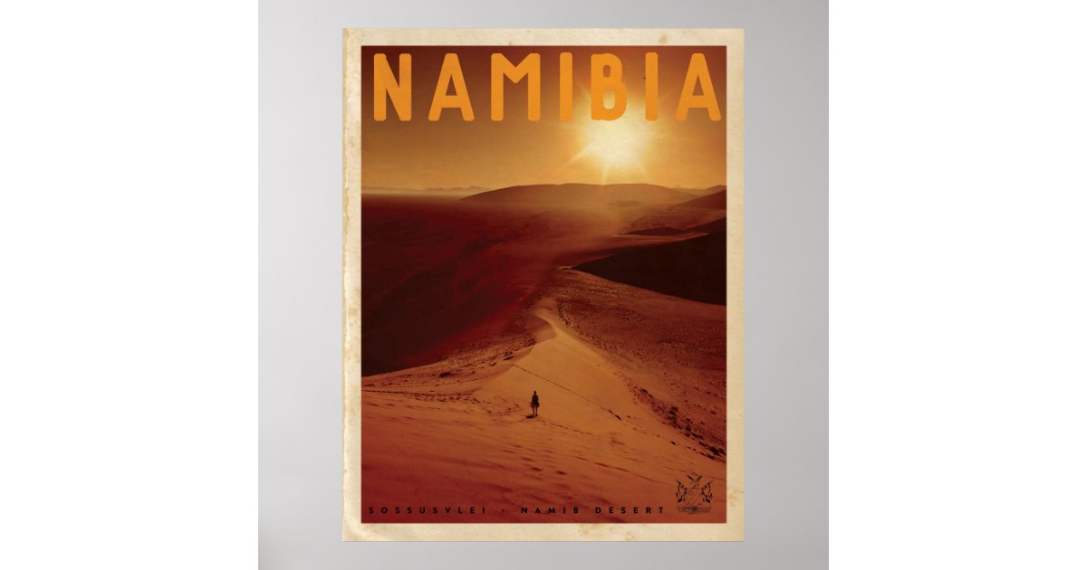 African Sunset Travel Poster | Zazzle
