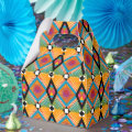 African Textile Print Celebration Gable Party Favor Boxes | Zazzle