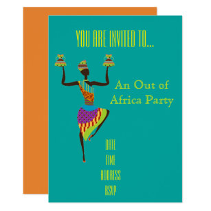 Africa Invitations | Zazzle