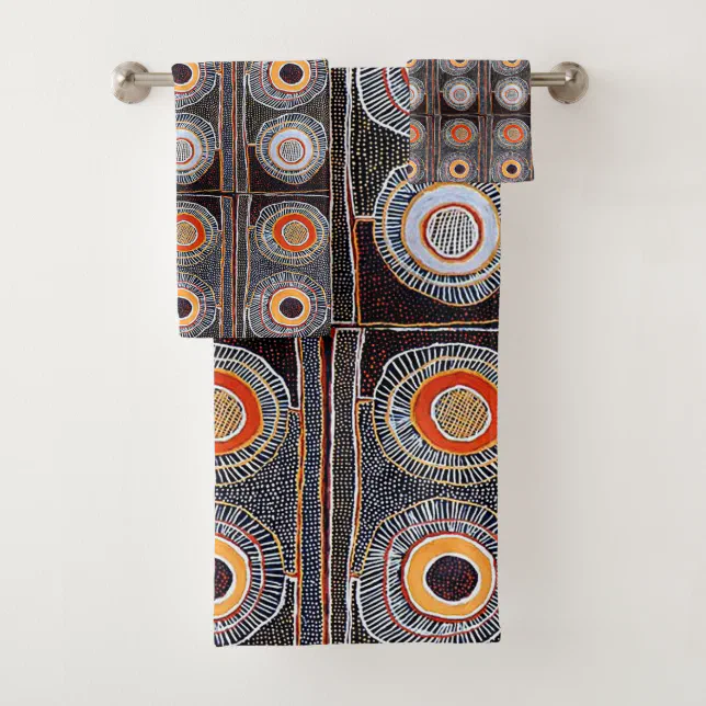 African Tribal Pattern • Cultural Bath Towel Set | Zazzle