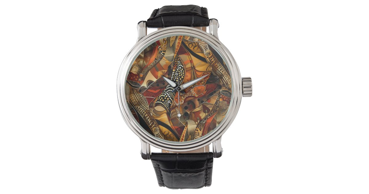 African Tribal Pattern Watch | Zazzle
