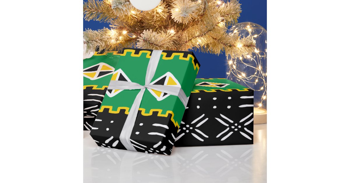 African Tribal Pattern Wrapping Paper | Zazzle