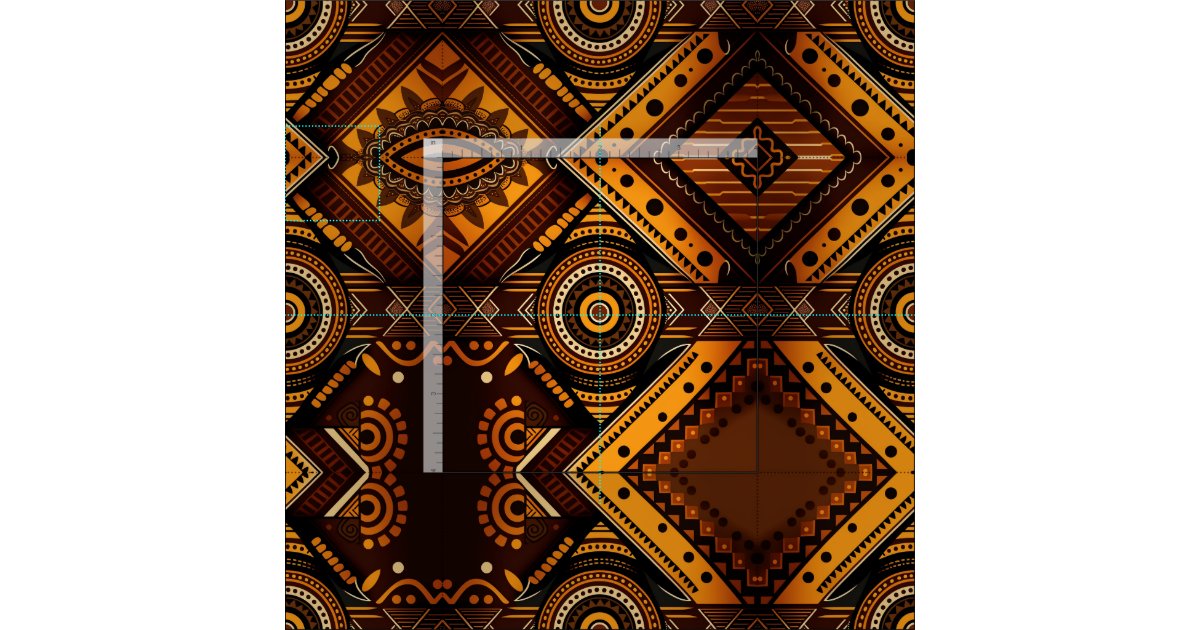 African Tribal Print Fabric - A Canvas of Culture | Zazzle