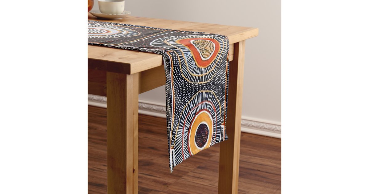 African Tribal Short Table Runner | Zazzle