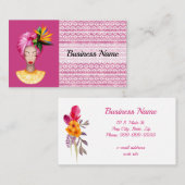 African Woman Business Card | Zazzle