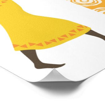 African Women carrying water Poster | Zazzle