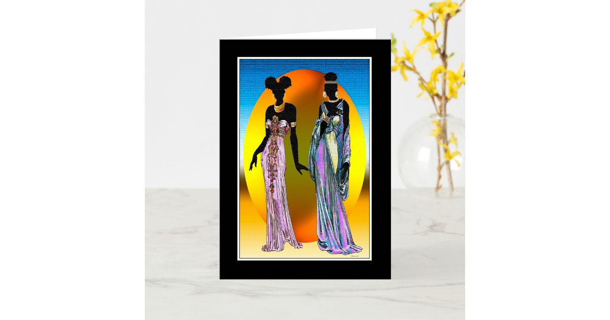 Afrocentric Cultural Ceremony Card | Zazzle