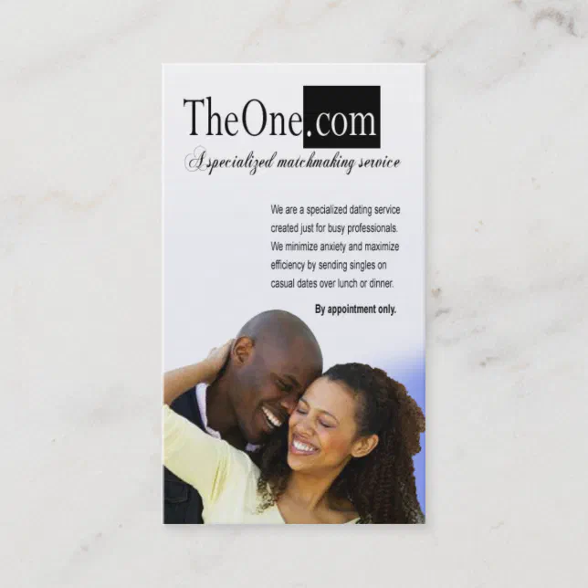 Afrocentric - Dating Service, Matchmaking, Couples Business Card | Zazzle