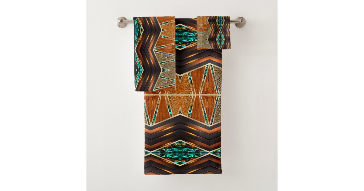 Afrocentric Motif: Bath Towel Set | Zazzle