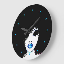 Afrocentric Wall Clock | Zazzle
