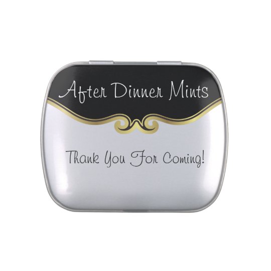 After Dinner Party Favor Mints Jelly Belly Tin | Zazzle.com