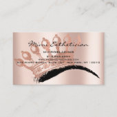 Aftercare Instructions Brows Crown Microblading Business Card | Zazzle
