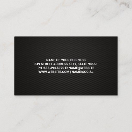 Aftermarket Auto Parts Business Card | Zazzle