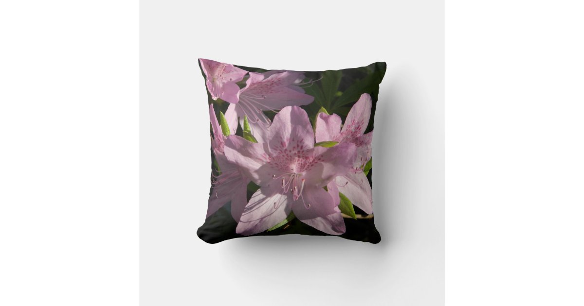 Afternoon Azaleas Pillow | Zazzle